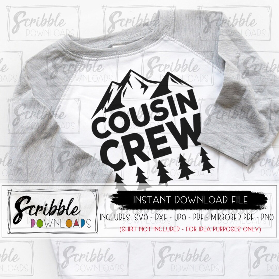 Cousins SVG Cousin DXF Family Reunion Svg Diy Shirt Crazy Cousin Crew ...