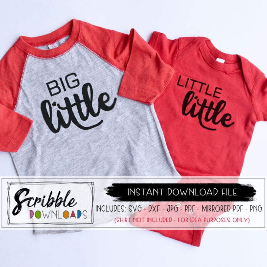 Big Little Svg Sibling SVG Siblings Matching Svg Big Brother Sister ...