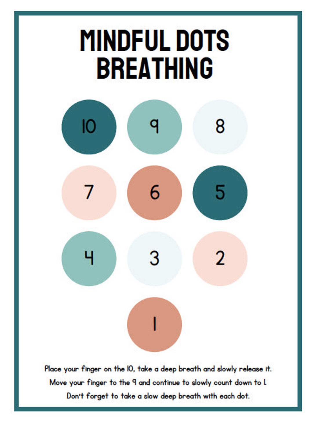 Mindful Breathing for Kids - Etsy