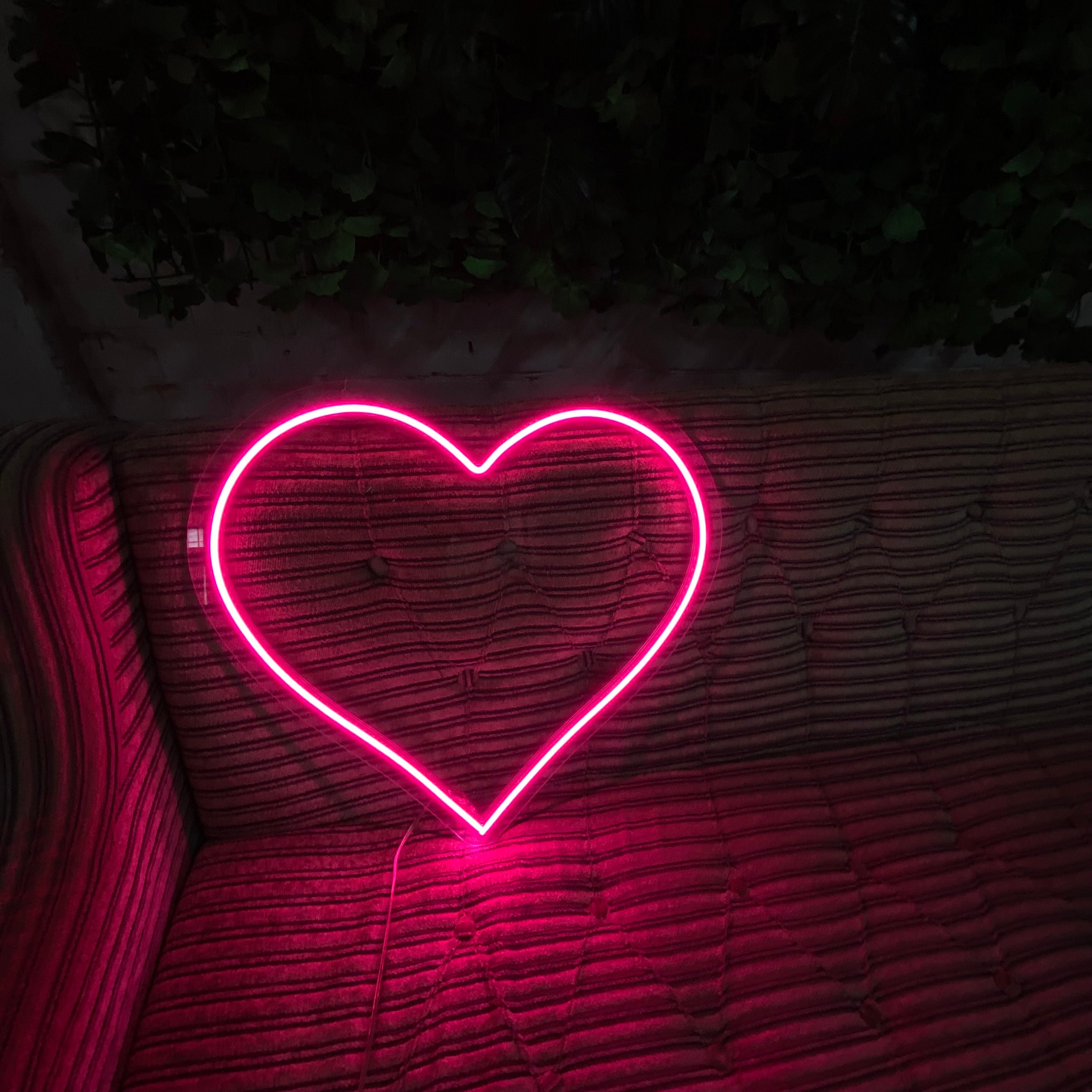 Neon Heart: Crafted Just for You - Etsy