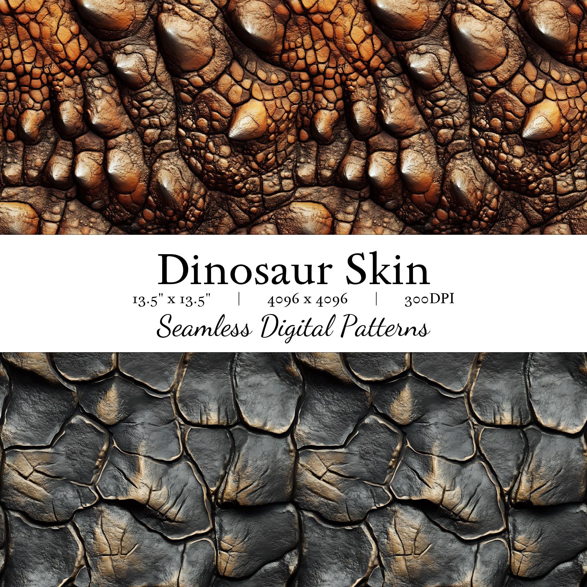 Dinosaur Skin | 8 High Quality Seamless Prints | PNG Digital Pattern - Etsy