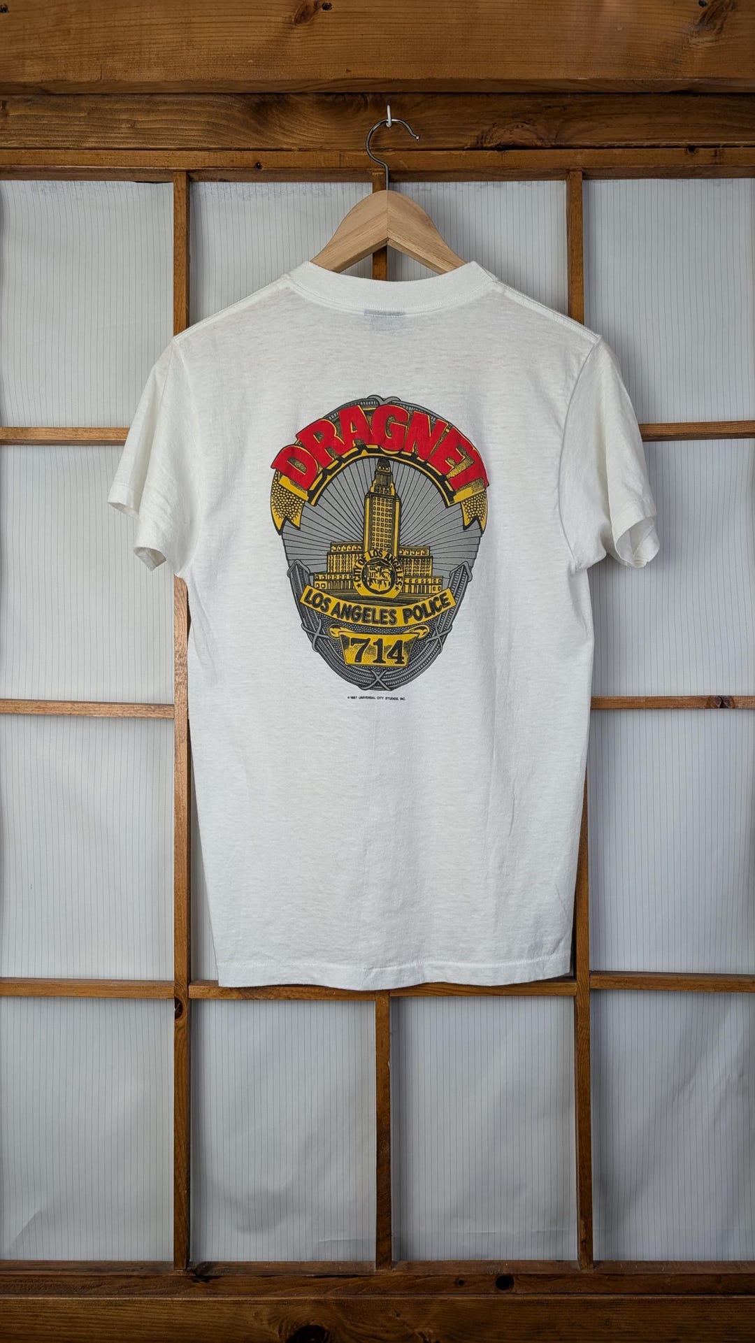 Vintage 80s Miller Lite Sergeant Dragnet Promo Tee - Medium - Etsy