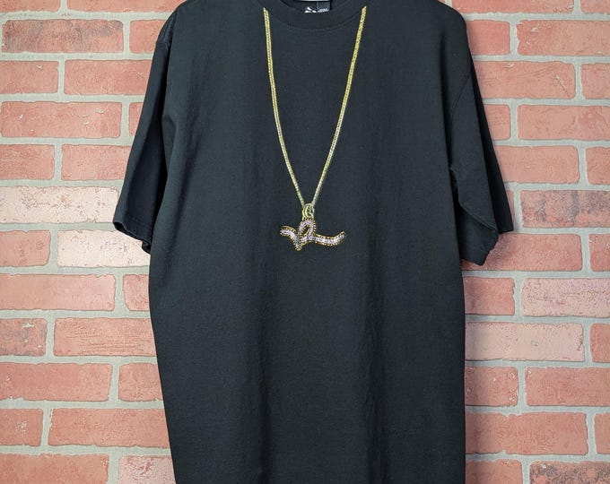 Vintage 00s Y2k Rocawear Gold Chain ORIGINAL Graphic Tee - Extra Large ...