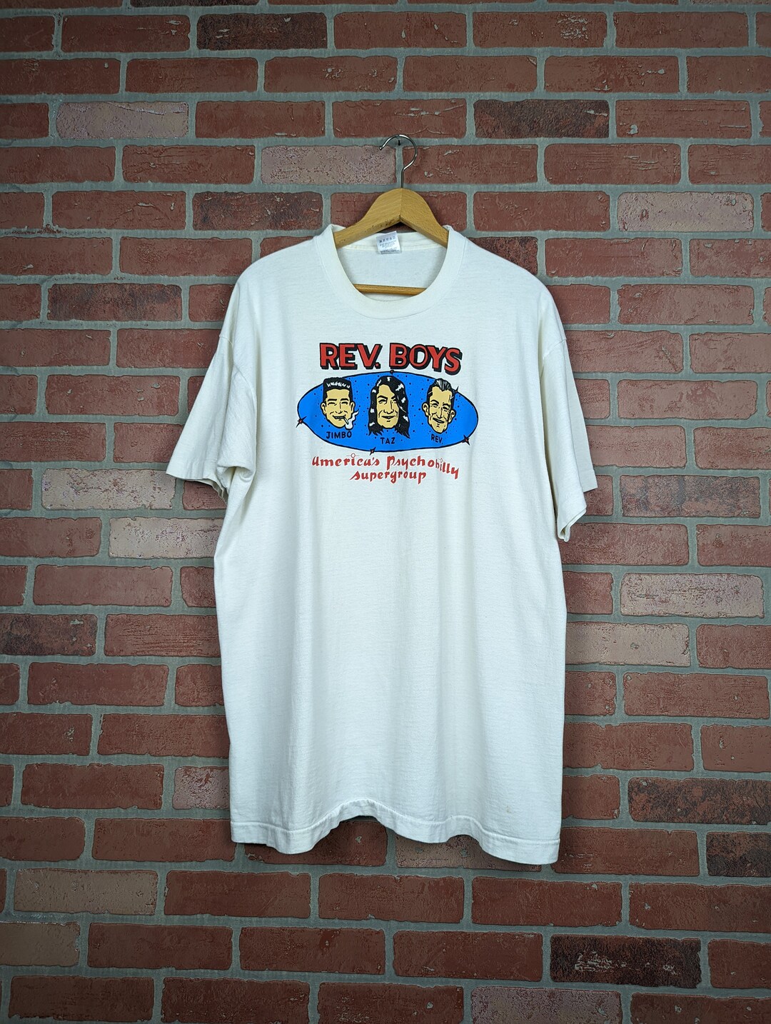 Vintage 90s the Rev. Boys "america's Psychobilly Supergroup" ORIGINAL ...