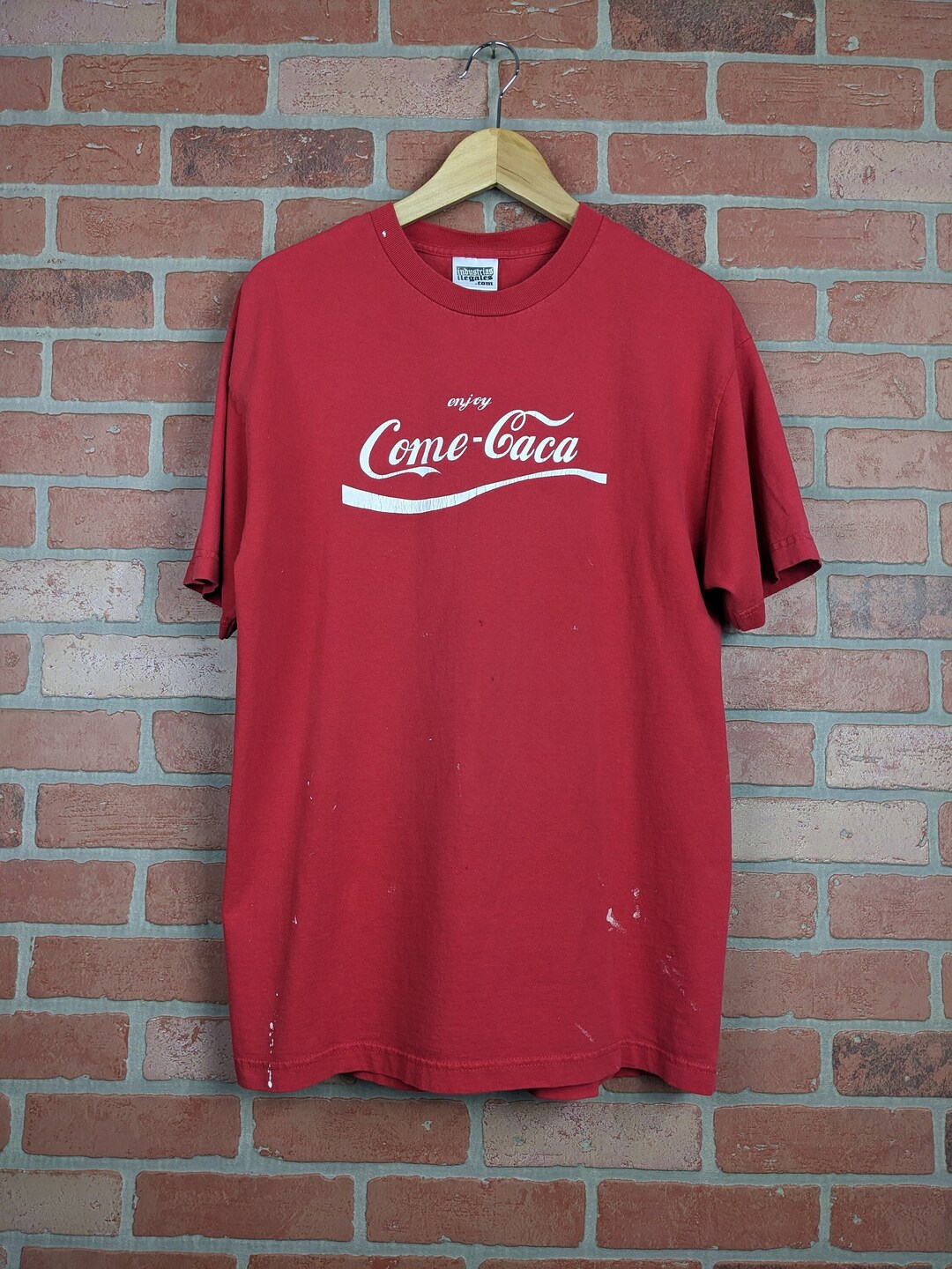 Vintage 90s enjoy Come Caca ORIGINAL Spanish Parody Tee Large - Etsy