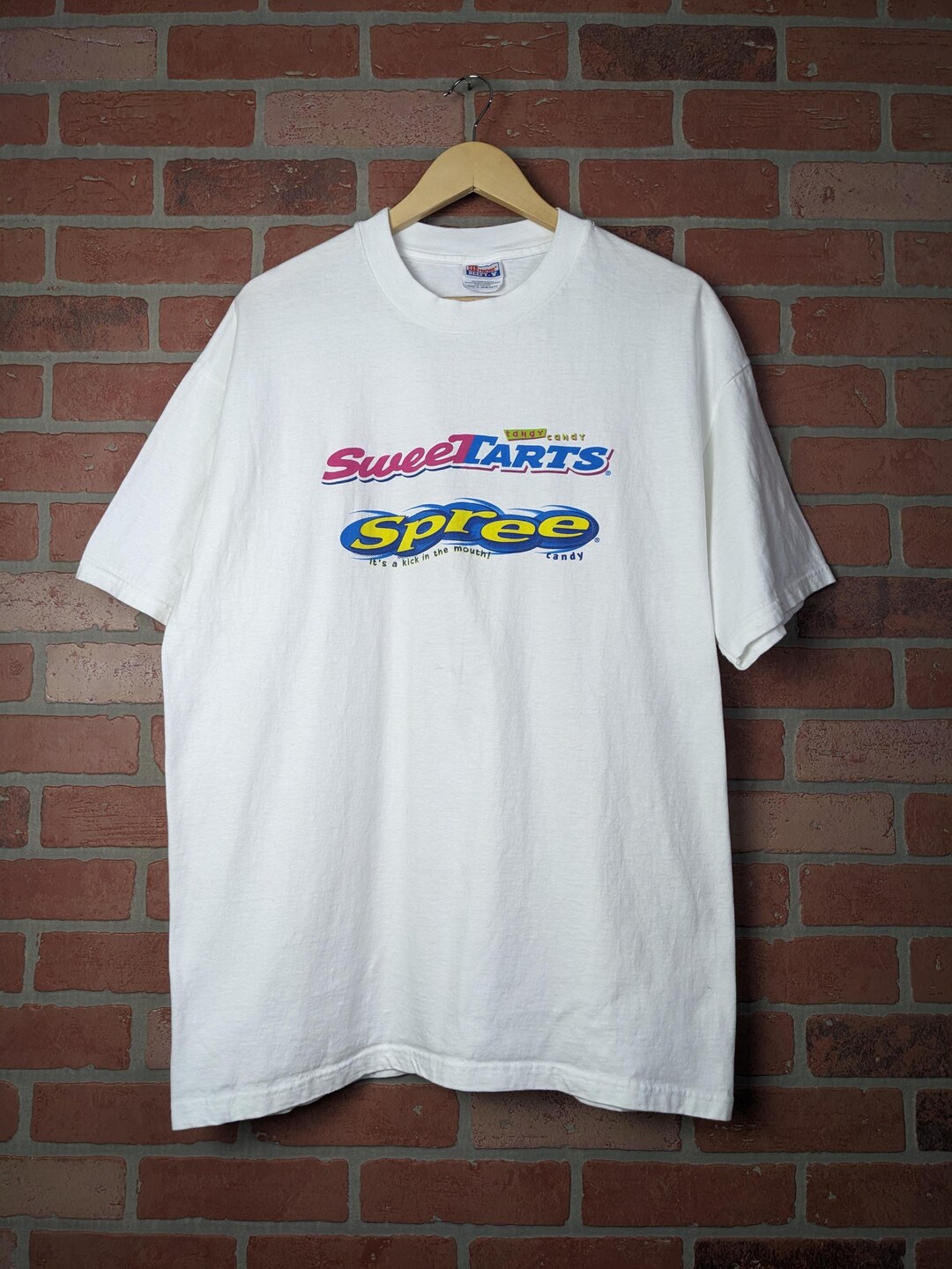 Vintage 90s Sweetarts Spree ORIGINAL Candy Promo Tee - Extra Large - Etsy