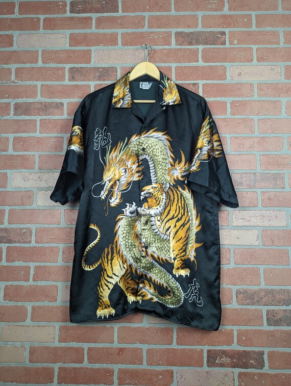 Y2k dragon tribal print - Gem