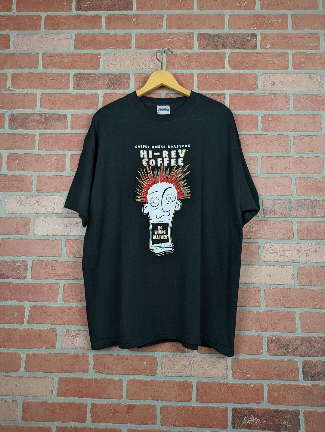 Vintage 00s Hi-rev Coffee ORIGINAL Coffee Promo Tee Extra - Etsy