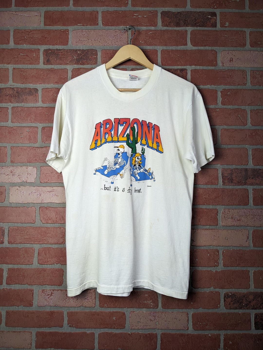 Vintage 90s Arizona "but It's a Dry Heat" ORIGINAL Sports Tourist Tee ...