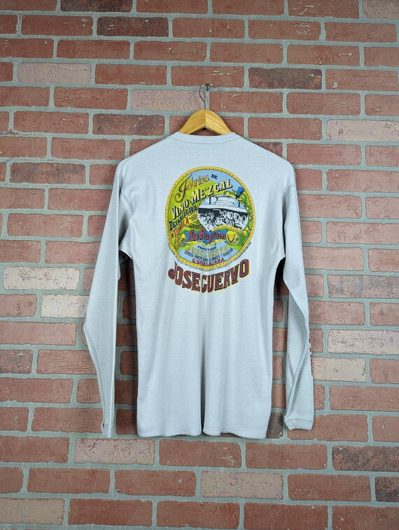 Vintage 70s Jose Cuervo ORIGINAL Alcohol Longsleeve P… - Gem