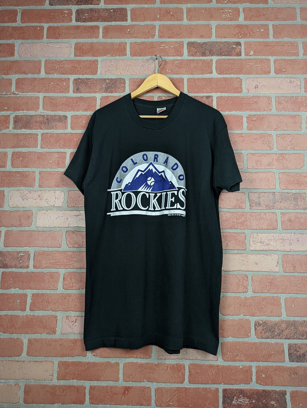 Vintage 90s MLB Colorado Rockies Baseball Logo ORIGINAL Sports - Etsy