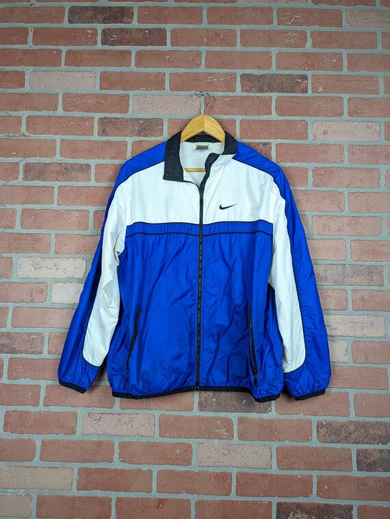 Vintage 00s Y2k Nike Swoosh ORIGINAL Windbreaker Jack… - Gem
