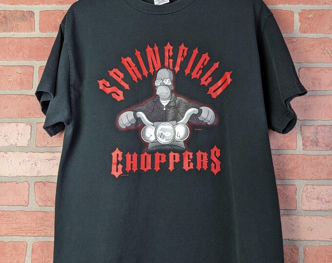 Vintage 2004 the Simpsons "springfield Choppers" Homer ORIGINAL Cartoon ...