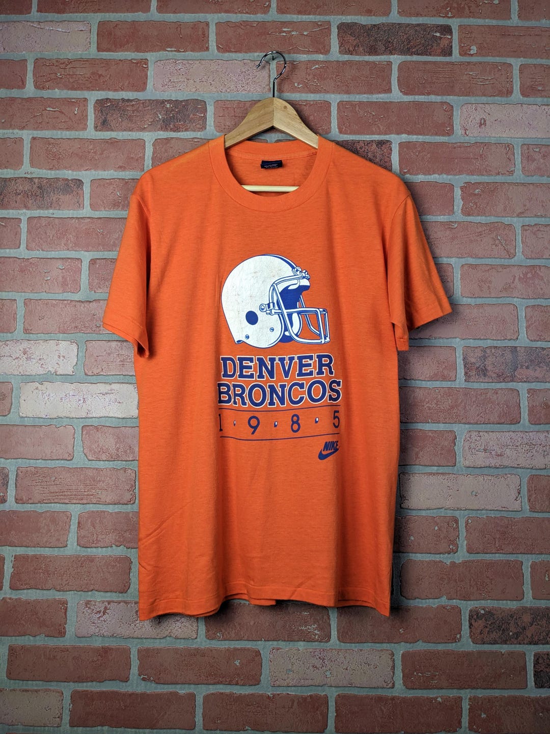 Vintage 1985 NFL Denver Broncos Football ORIGINAL Sports Tee - Large - Etsy