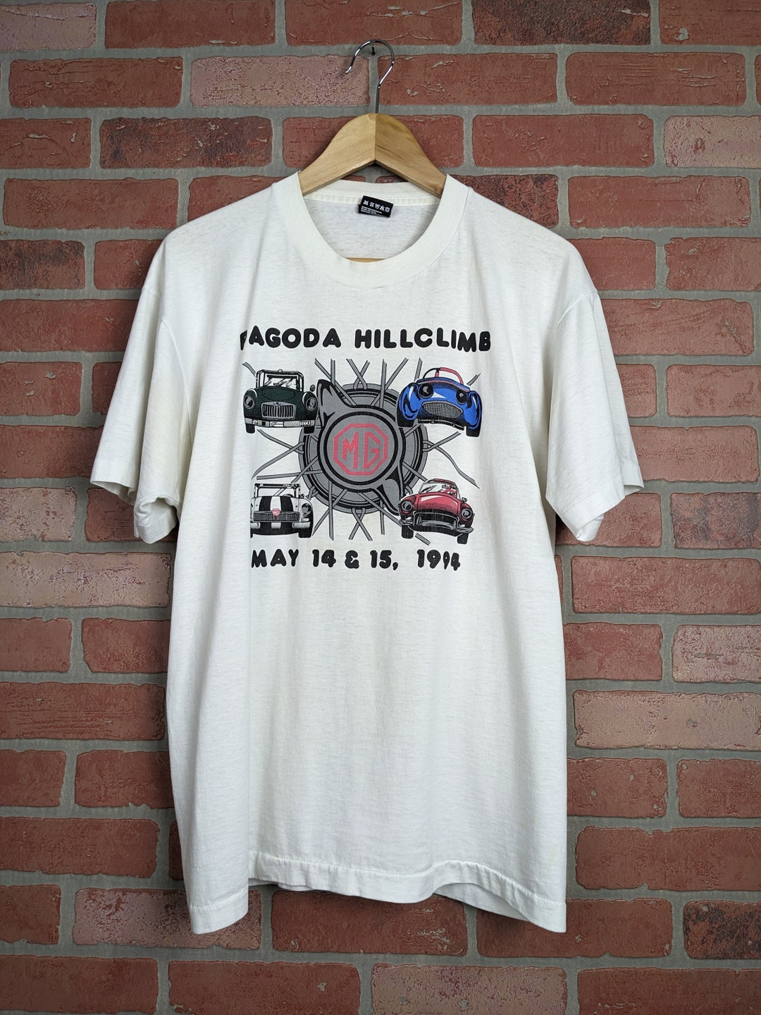 Vintage 90s Pagoda Hill Climb ORIGINAL Race Car Tee - Extra Large - Etsy