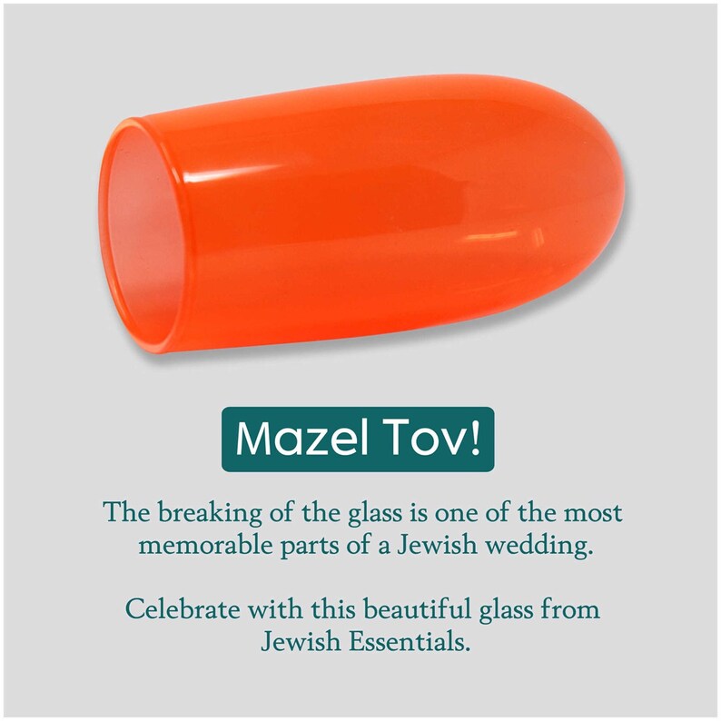 Jewish Wedding Chuppah Breaking Glass for Wedding Gift, Keepsake ...