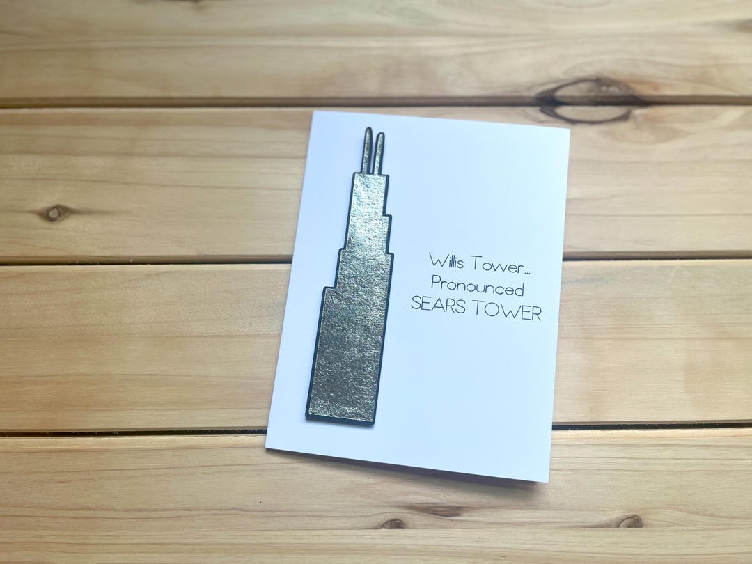 Sears Tower Greeting Card - Etsy