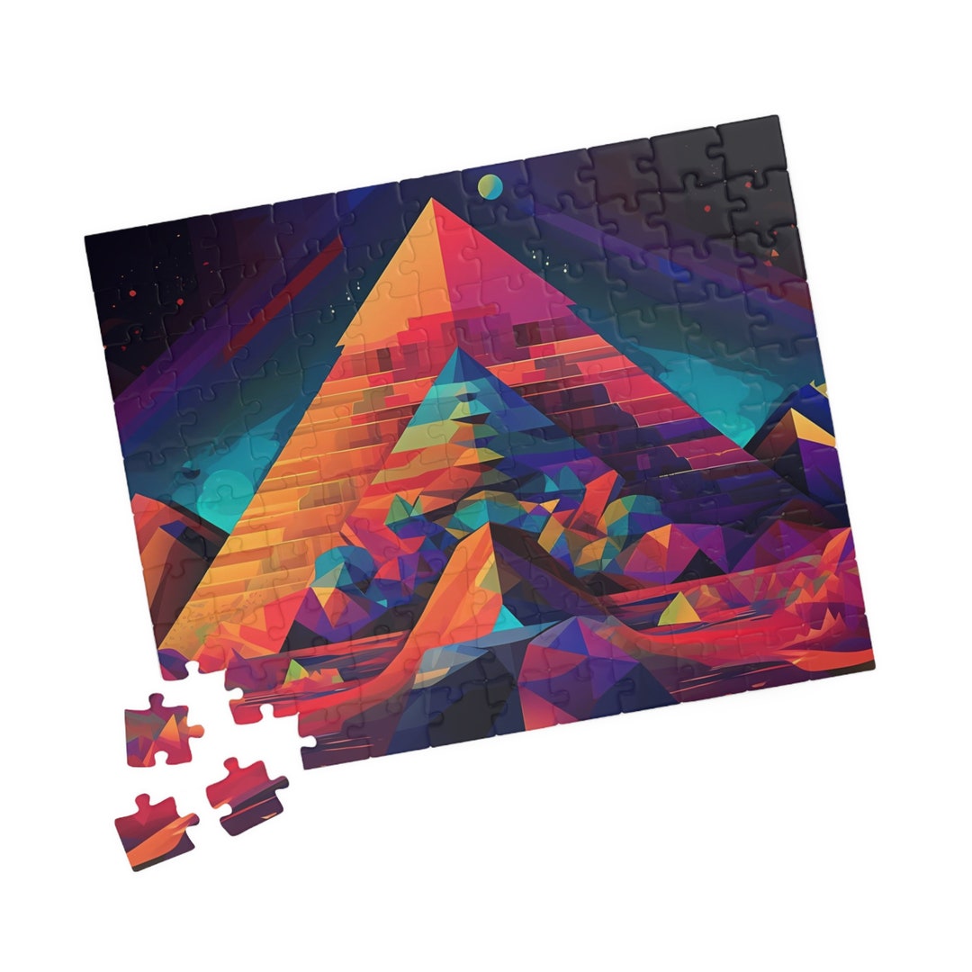 Beautiful Pyramids of Giza in Egypt Puzzle 110 or 252 Pieces - Etsy