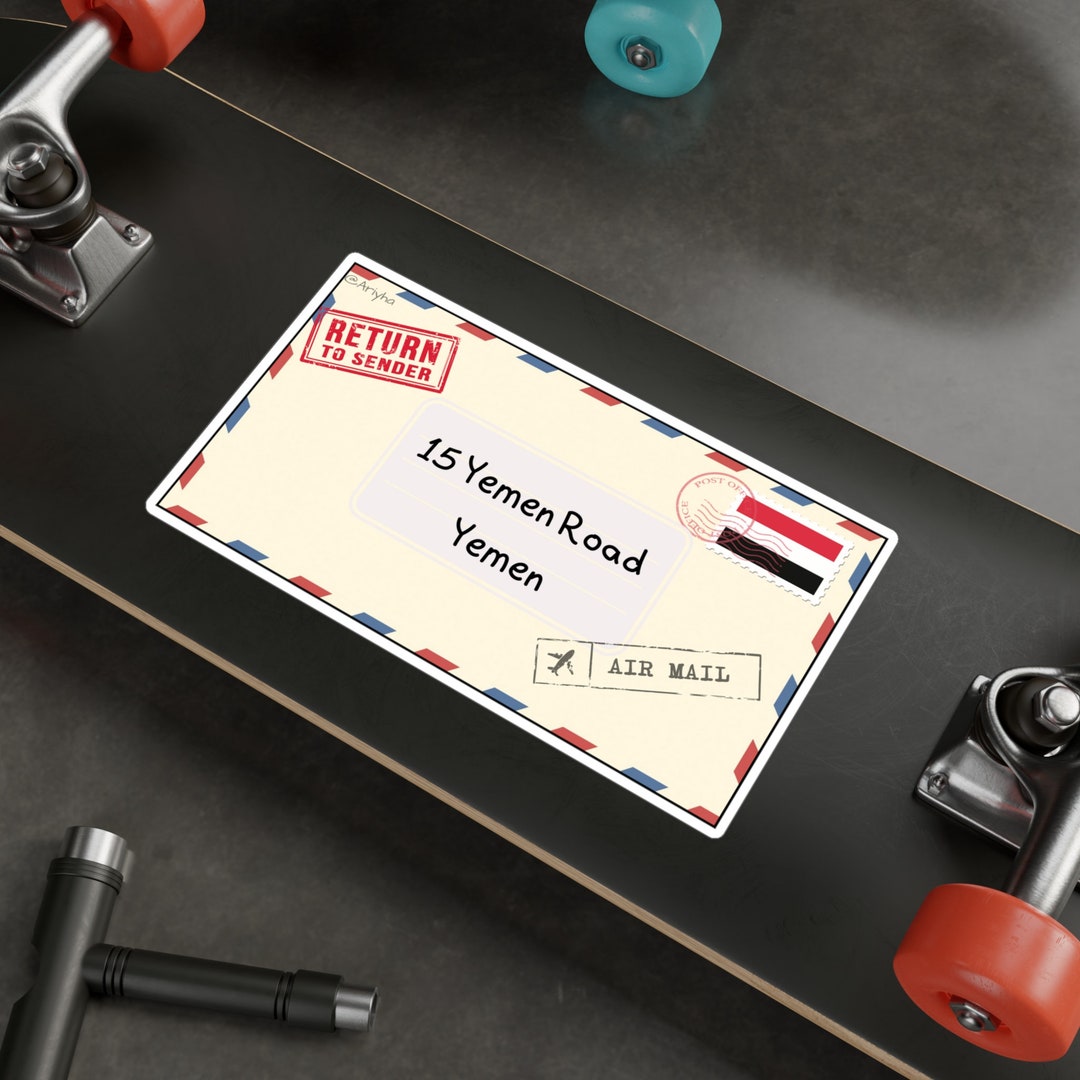 15 Yemen Road, Yemen, Friends, Chandler, Janice, Vinyl Sticker ...