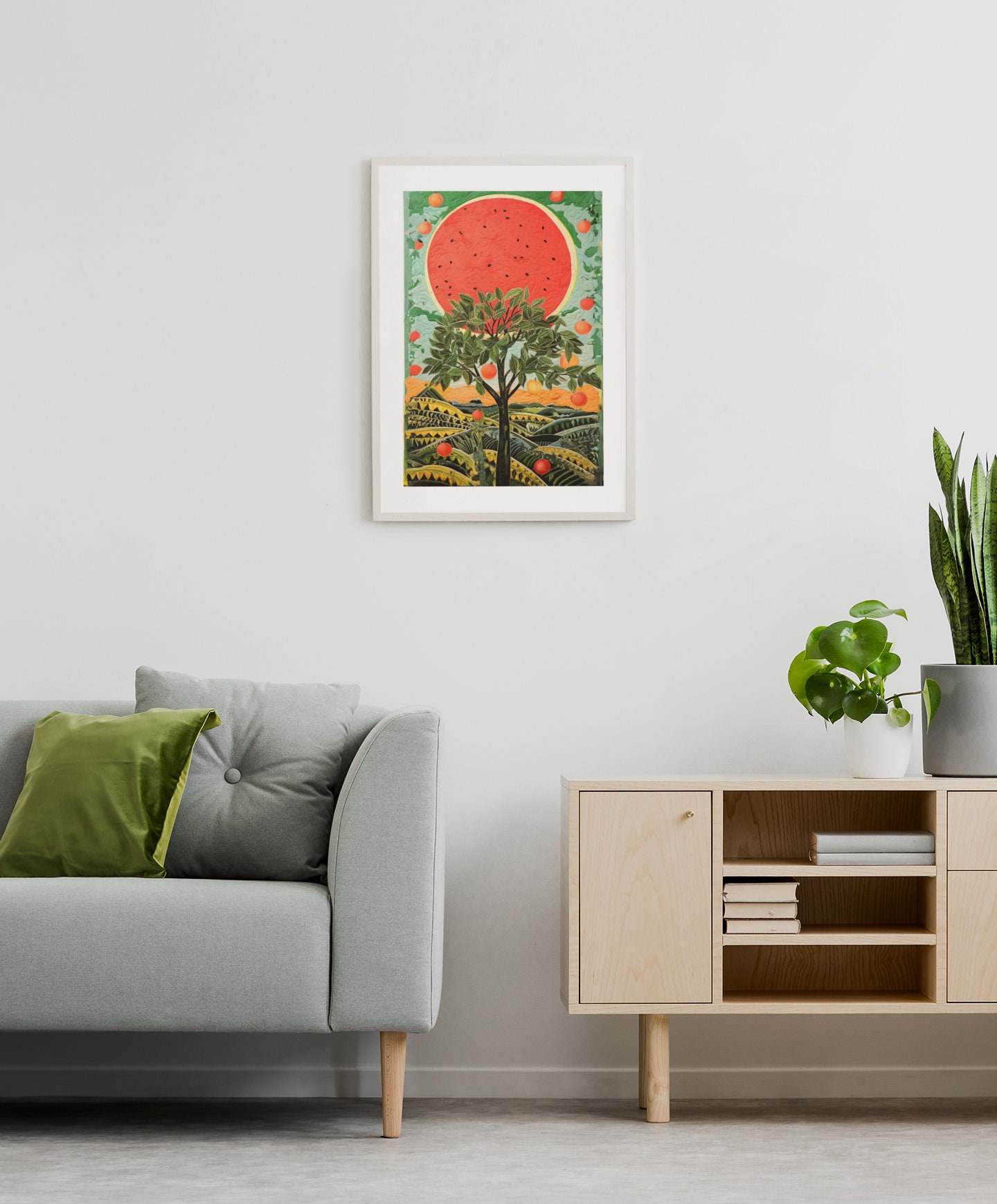 Orchard of Hope, Palestine Artwork, Watermelon, Jaffa Oranges, Farm ...