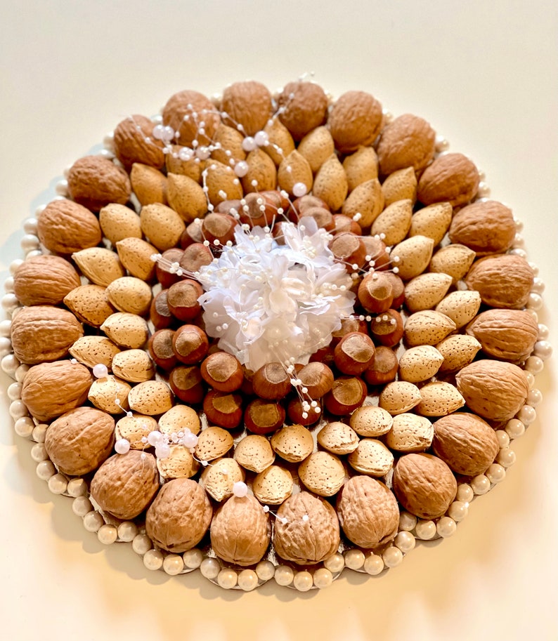 Sofreh Aghd Nut-nuts Tray-almond-walnut-hazelnut-persian - Etsy