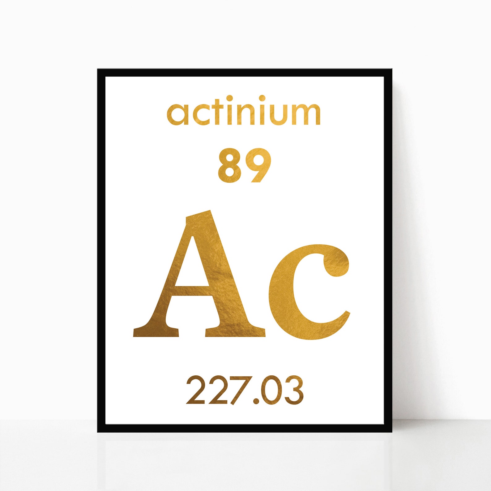 Periodic Table Wall Art Foil Print Set of 3 Periodic Table | Etsy