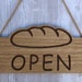 Open Closed Double Sided Sign for Bakeries, Bread Shops, Grocery Stores ...
