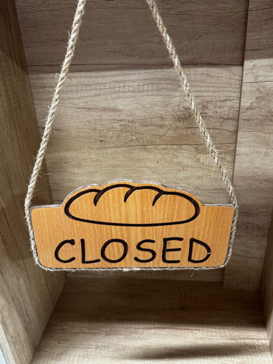 Open Closed Double Sided Sign for Bakeries, Bread Shops, Grocery Stores ...