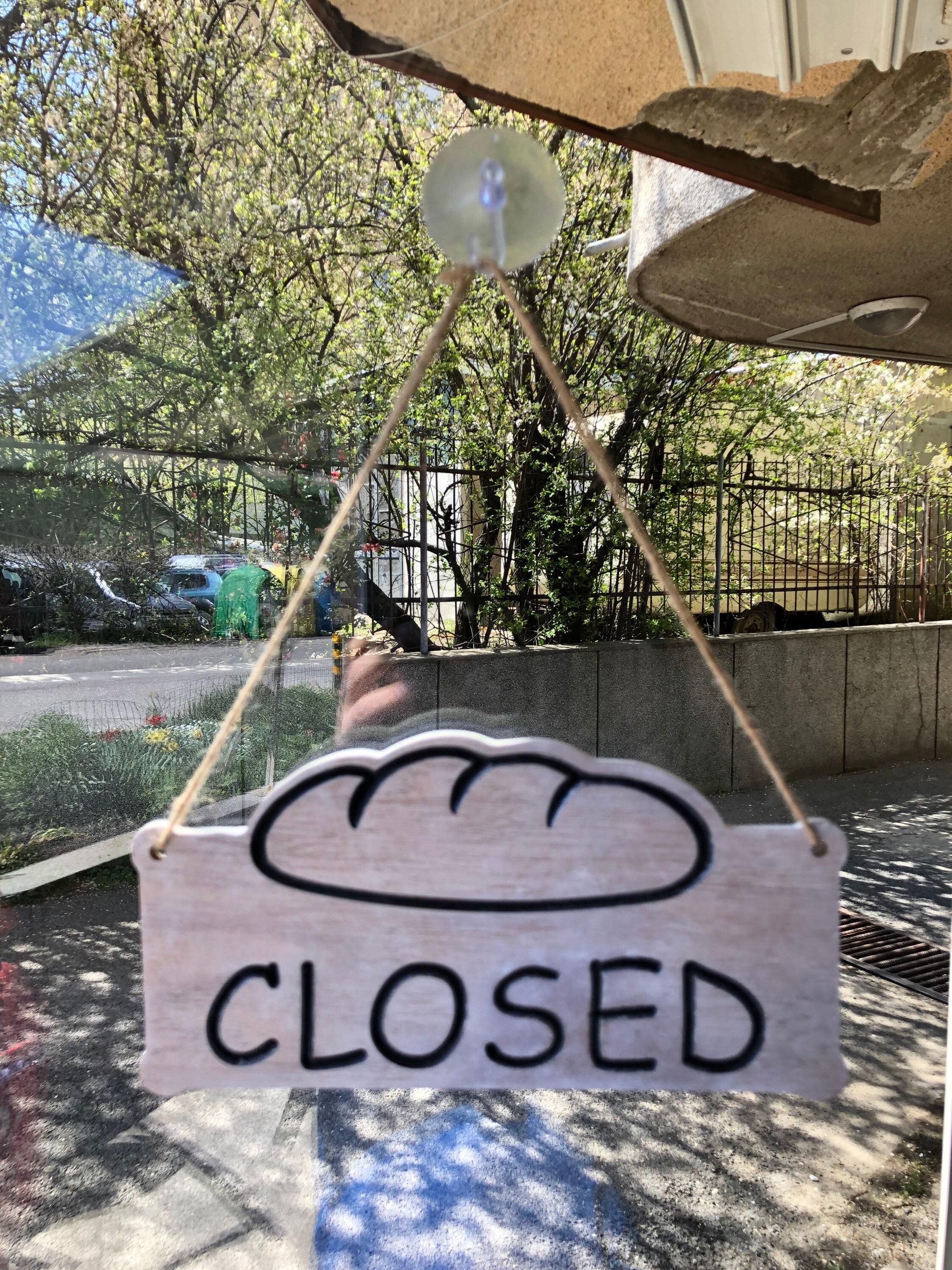 Open Closed Double Sided Sign for Bakeries, Bread Shops, Grocery Stores ...