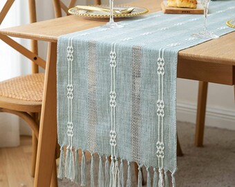 Blue Table Runner | Etsy
