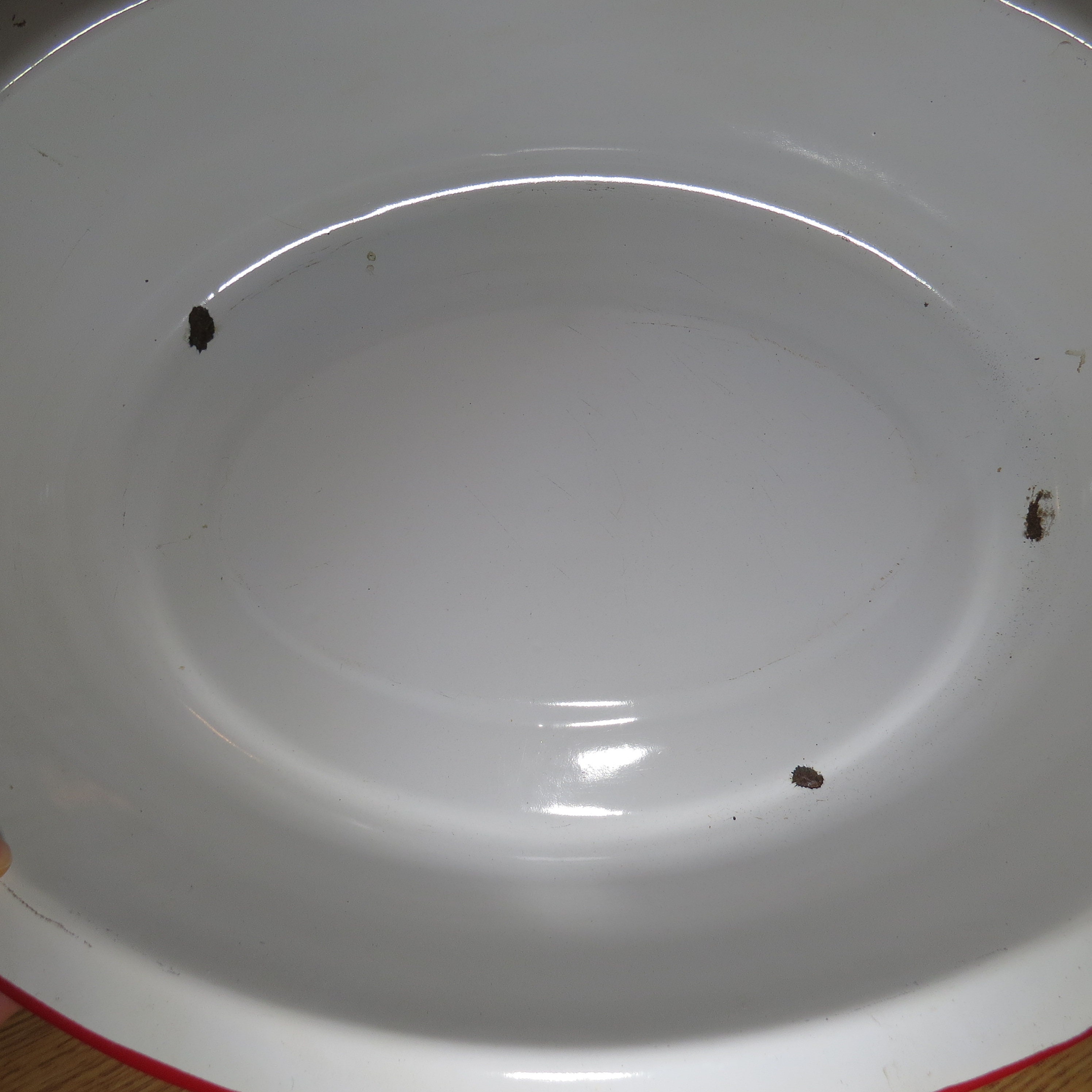 18" Oval Enamelware Wash Basin - Etsy