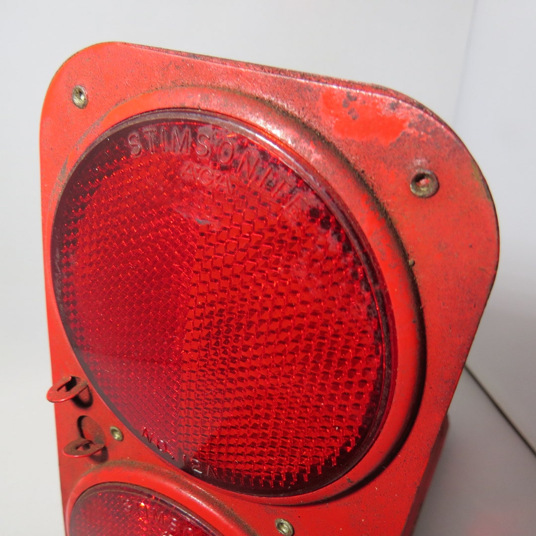 Vintage Red Metal Folding Stimsonite Reflector Model No. 170 - Etsy