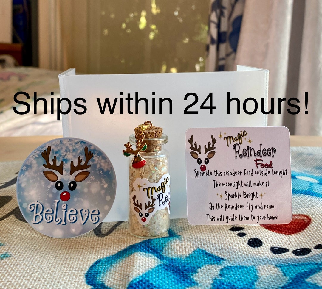 Magic Reindeer Food, Glitter Reindeer Dust, Christmas Party Favor ...