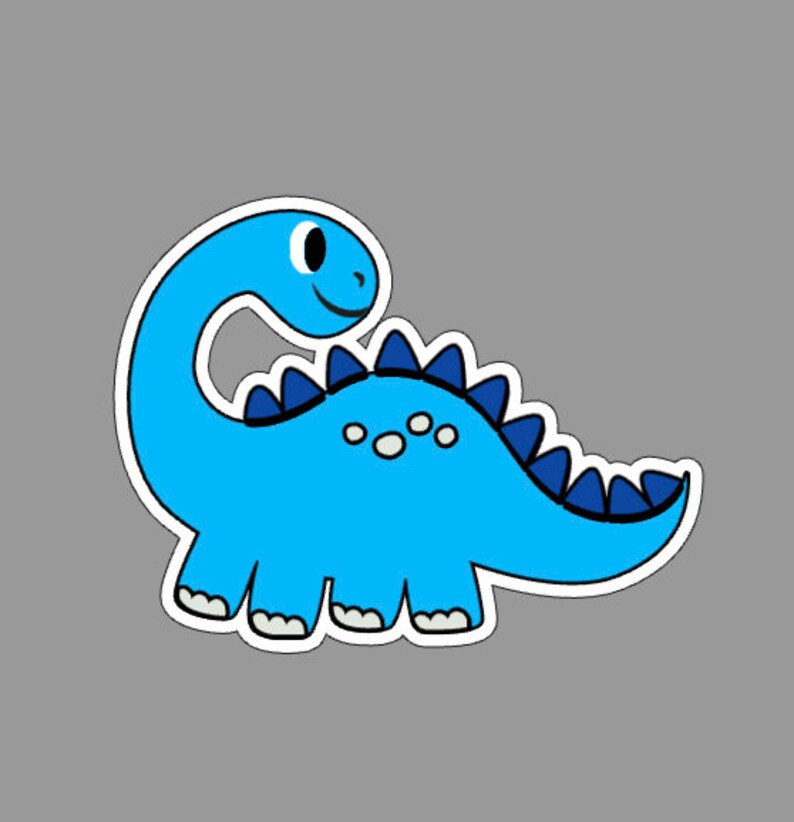 Dinosaur Vinyl Stickers, Personalized Dino Stickers, Back to School ...