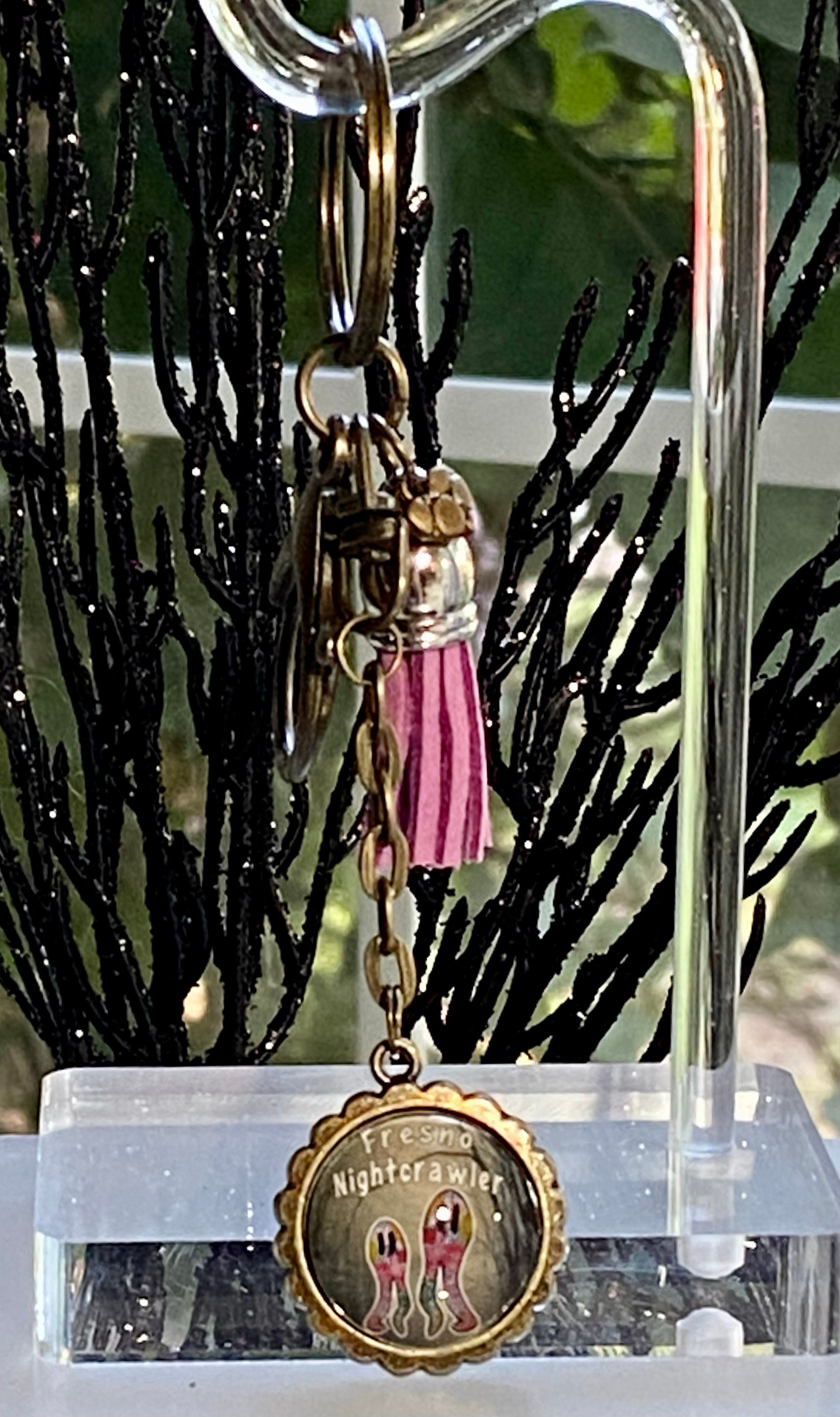 Cryptid Keychain Mothman, Fresno Nightcrawler Gift, Wendigo Keychain ...