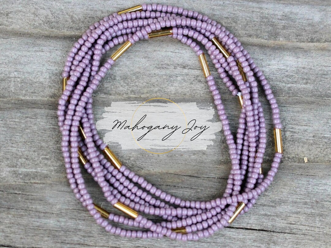 Lavender Bloom Waist Bead BUY 3 GET 1 FREE Waist Beads for Weight Loss ...