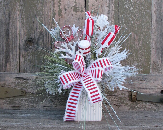 Candy Centerpiece, Christmas Centerpiece, Gingerbread Decor, Holiday ...