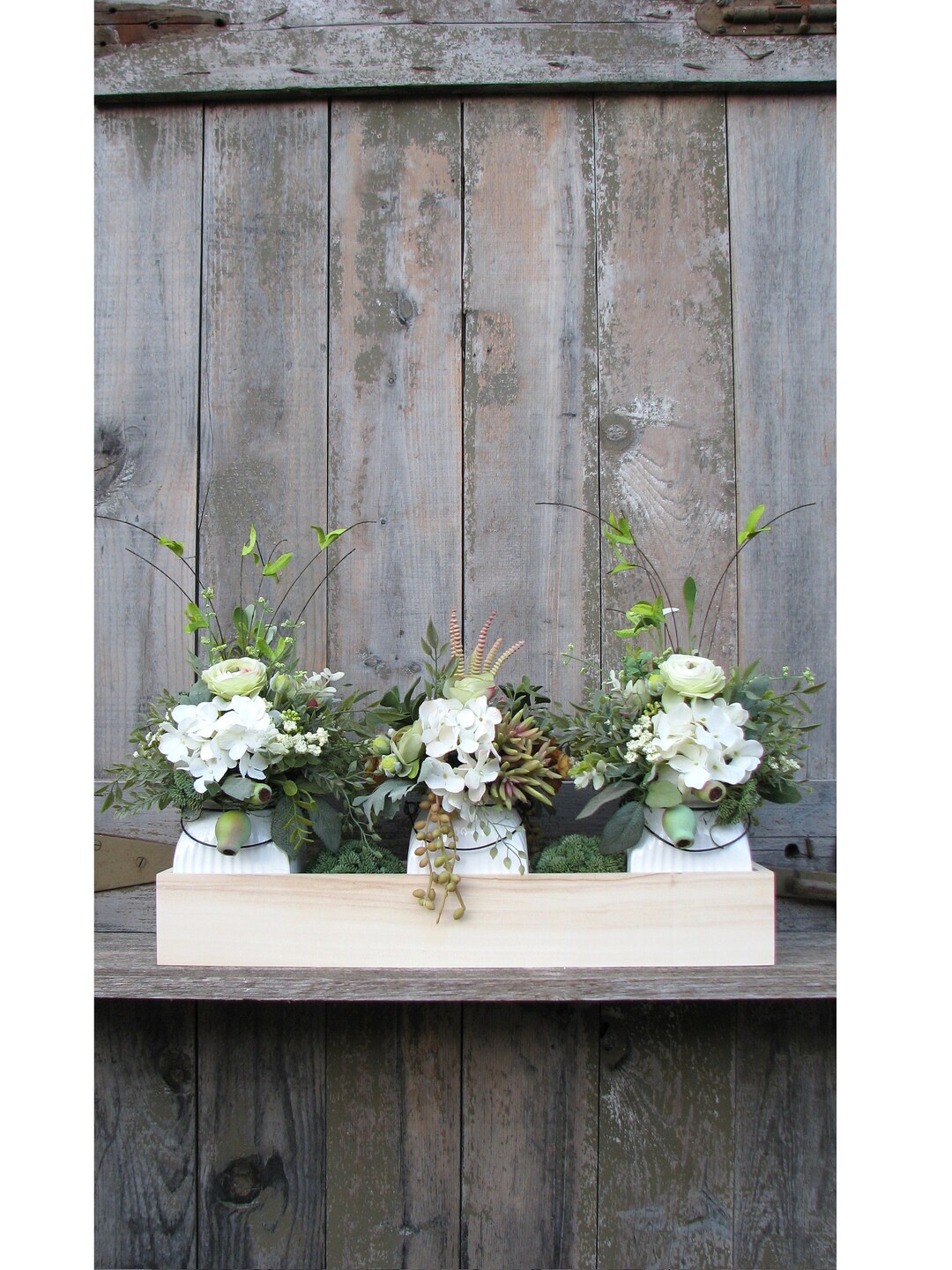 Fake Plants, Table Decor, Planter Box, Artificial Flower Arrangement ...