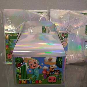 Cajitas Cocomelon Candy Boxes Cocomelon Candy supplies | Etsy
