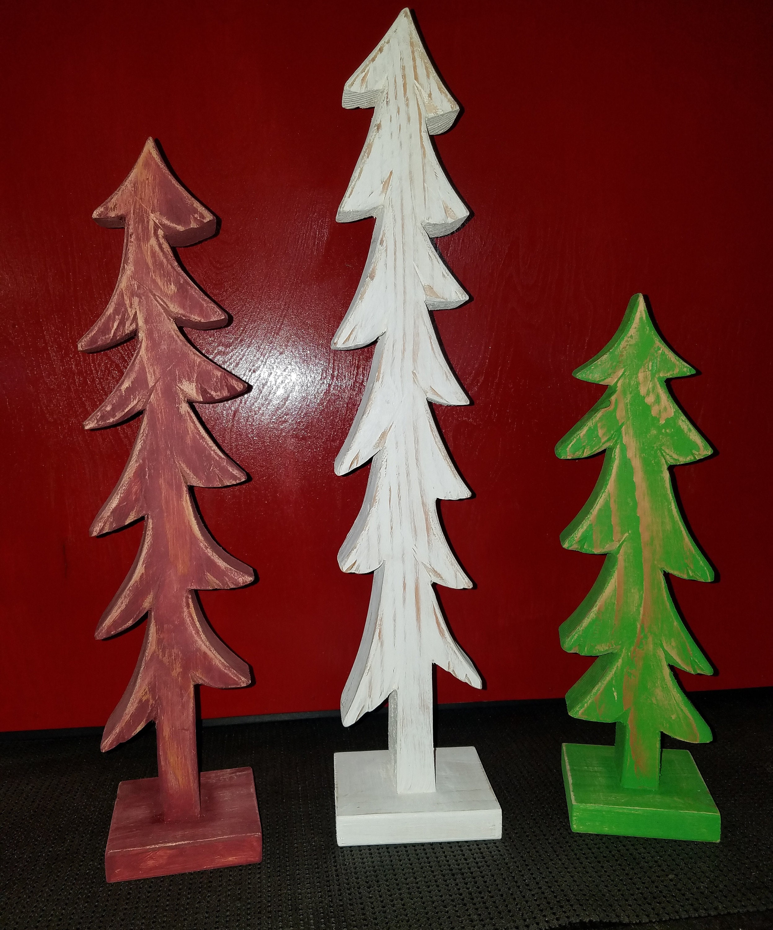 Handmade Wooden Trees - Etsy