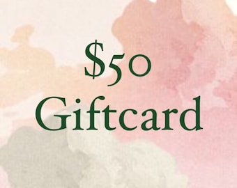 50 Dollar Gift Card | Etsy