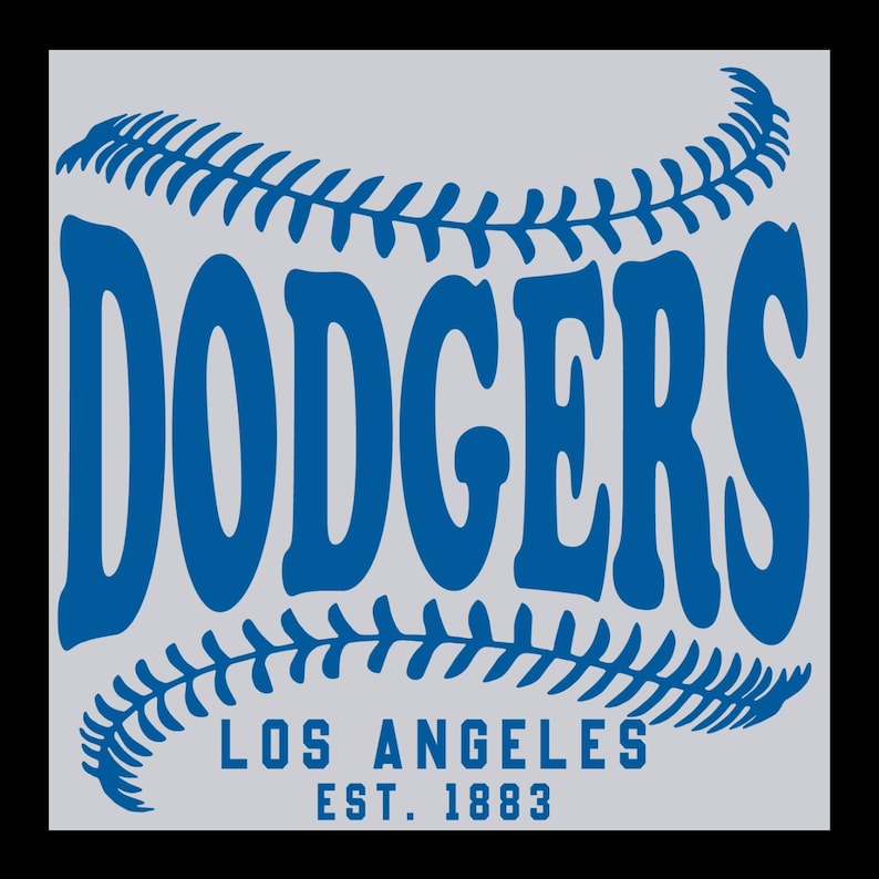 Dodgers Coasters Coaster. Makes a Great Gift. I Can Add Name - Etsy