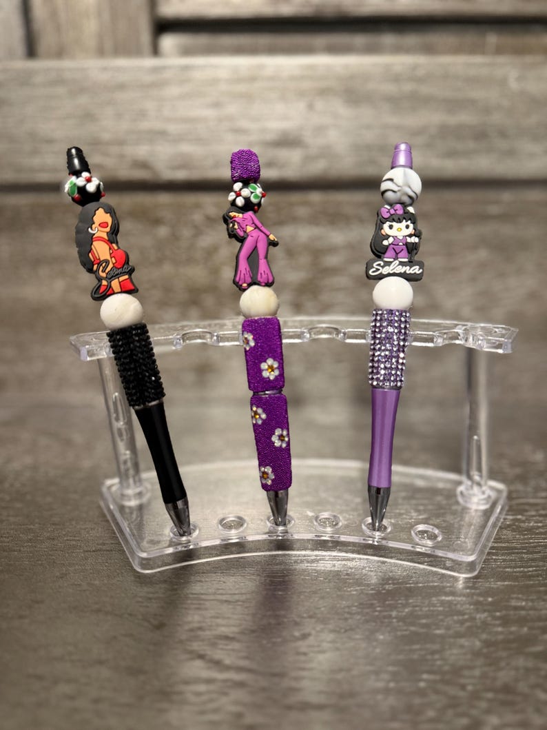 Tex Mex Beaded Pens of La Reina Selena. for Work Desk and Gift. Singer ...