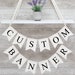 MINI Cards Banner, Custom Canvas Banner, Cards & Gifts Sign, Gift Table ...
