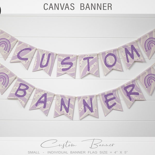 Purple Banner - Etsy