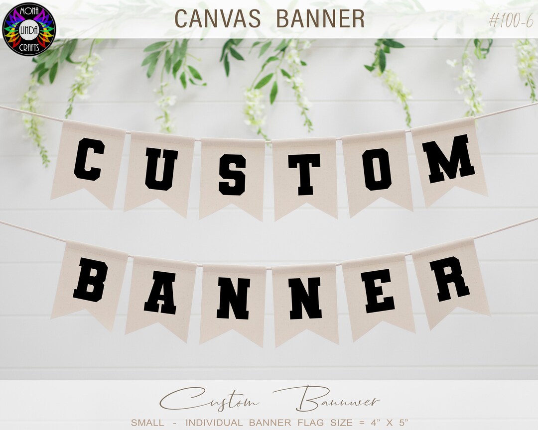 Custom Banner - Canvas Banner, Customized, Personalized Banner, Team ...