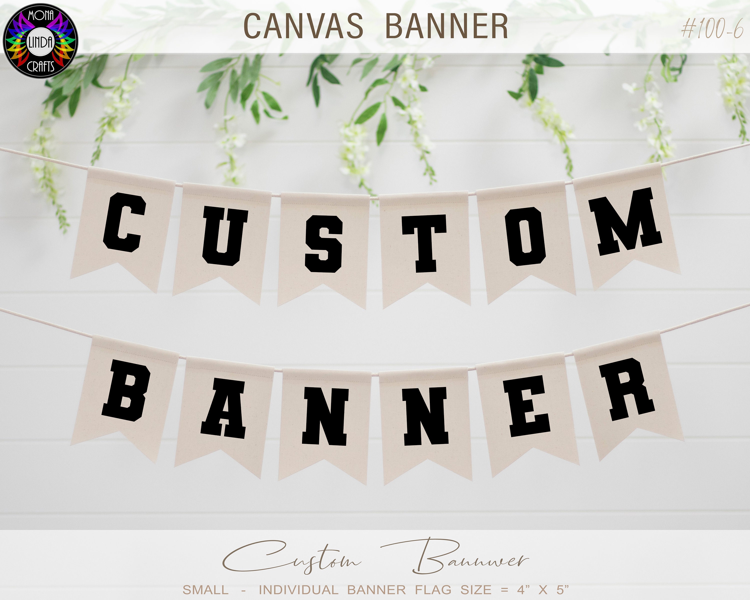 Custom Banner Canvas Banner Customized Personalized - Etsy