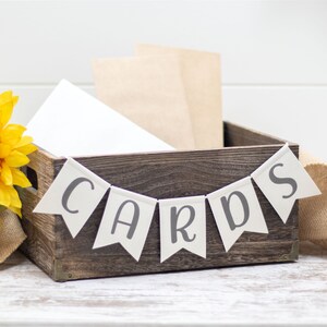 MINI Cards Banner, Custom Canvas Banner, Cards & Gifts Sign, Gift Table ...