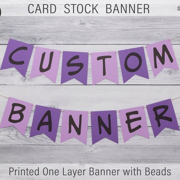 Purple Banner - Etsy