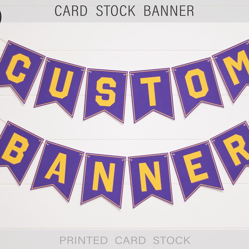 Purple Banner - Etsy